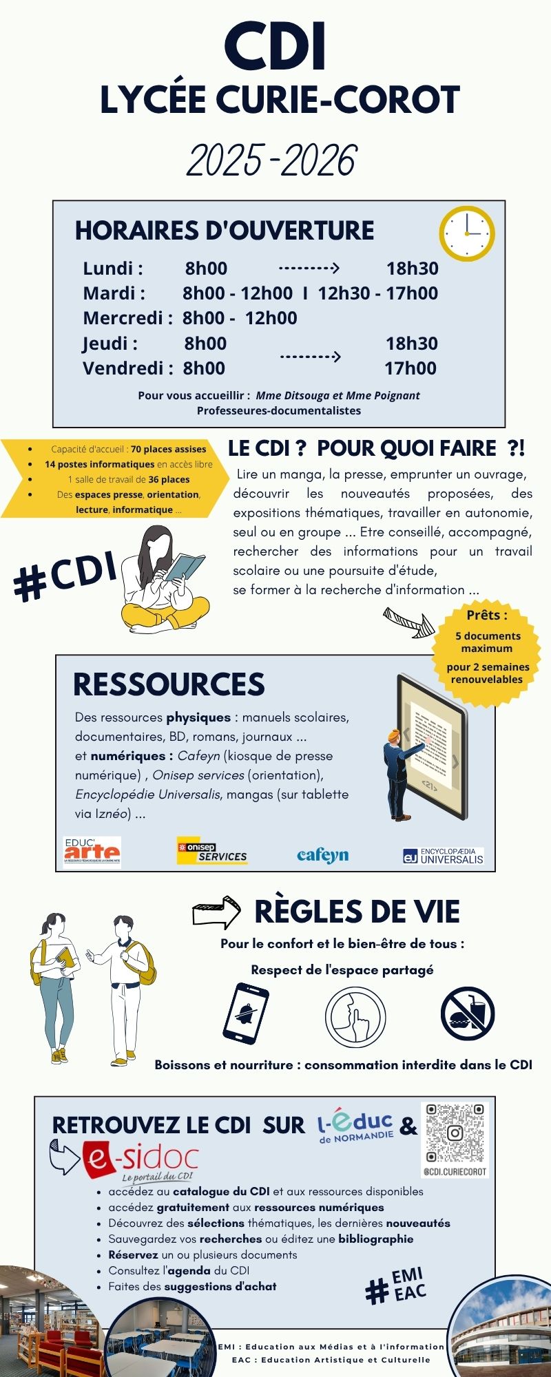 Le Centre de Documentation et d'Information - LPO CURIE-COROT Saint-Lô